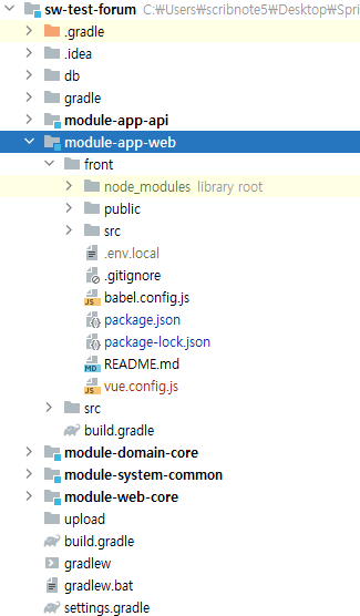 Project SW Test Forum 1. Spring Boot 환경 구축 및 프로젝트 구성 - 1 | 끄적이판